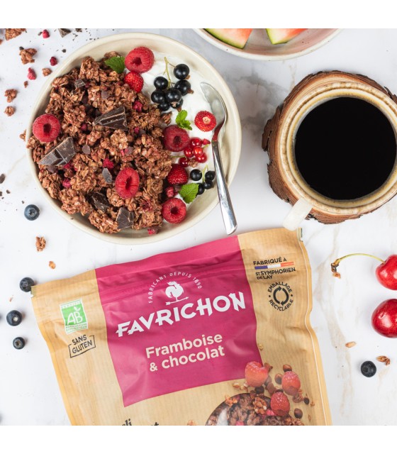 Muesli croustillants Bio Favrichon - Saveurs fruités, chocolat ...